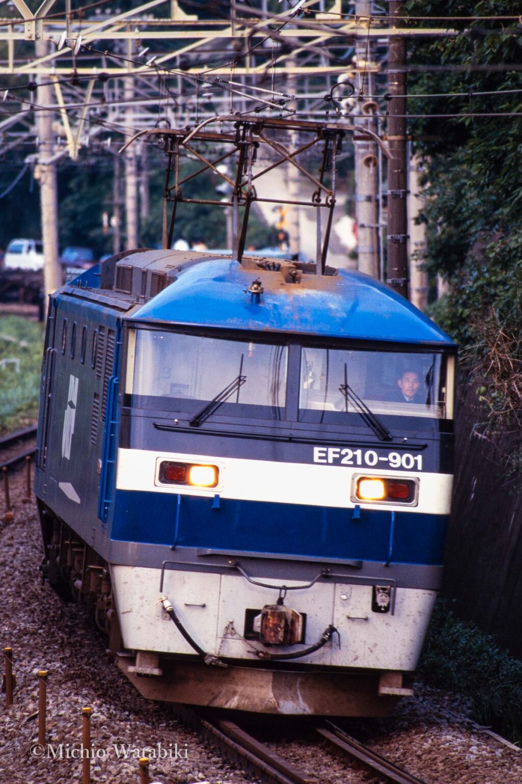 EF210「貨物」根府川～早川（1998.5.3） - ビバトレインどっとこむ