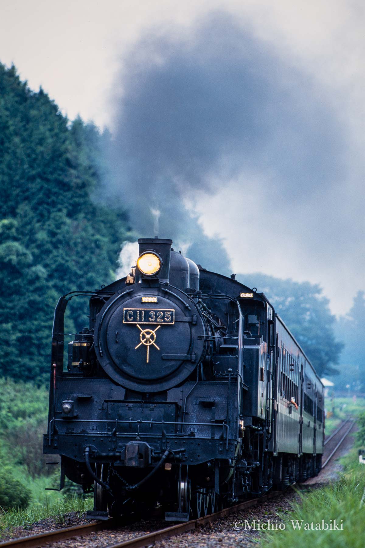 真岡鉄道C11「SLもおか」市塙～笹原田（1999.8.27） - ビバトレインどっとこむ